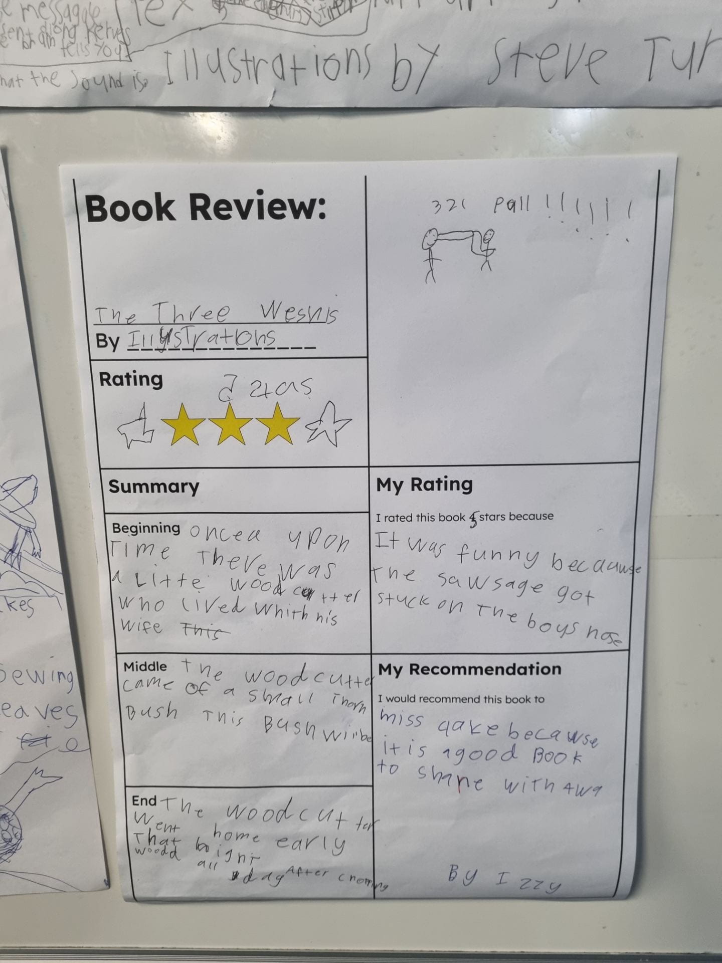 Buddy Book Challenge – Izzabel @ Ohaeawai School